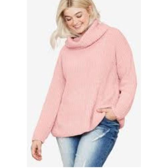 ellos | Sweaters | Womens Ellos Chenille Periwinkle Pink Super Soft ...